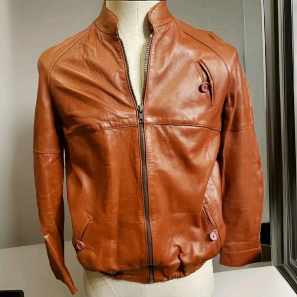 Unbranded | Jackets & Coats | Unisex Real Leather Jacket | Poshmark